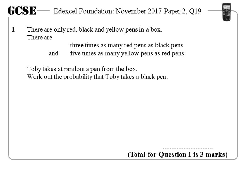 Ratio Combining Foundation GCSE Questions These questions are