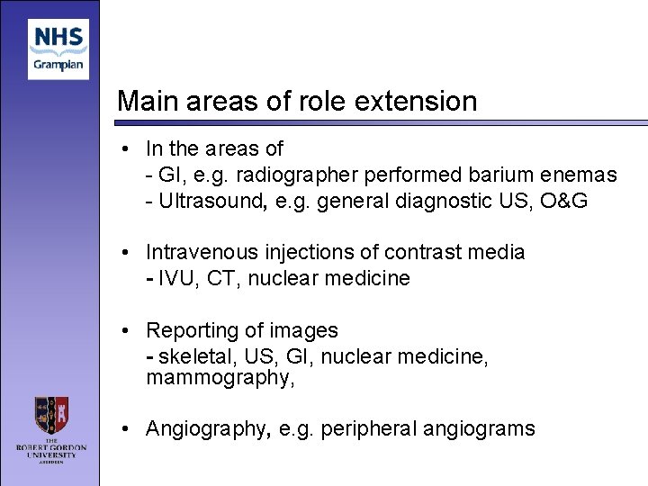 Radiographer role extension a paradigm shift in practice