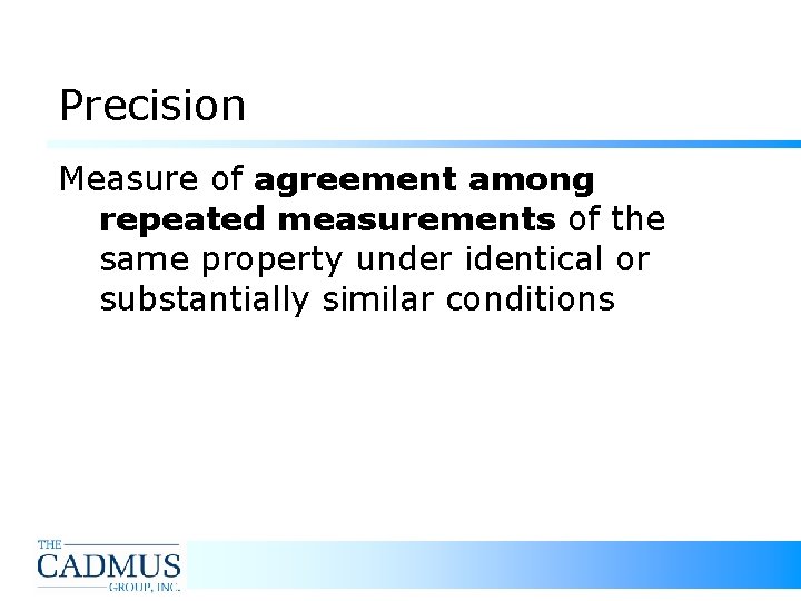 Module 1 Data Quality Indicators DQIs Common Measures