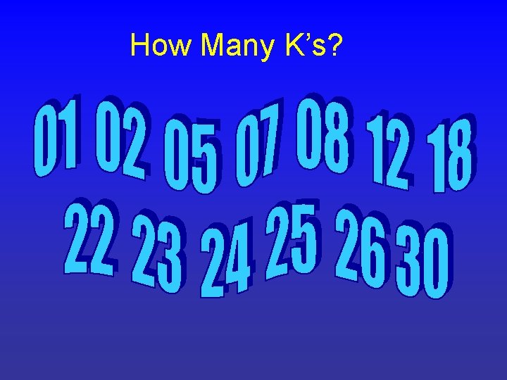 Brought to you by the Letter K Donna