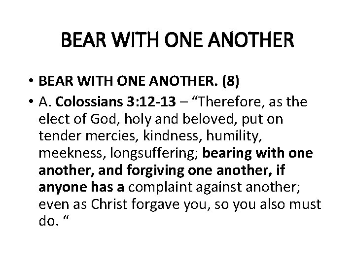 One Another Verses of the Bible One Another