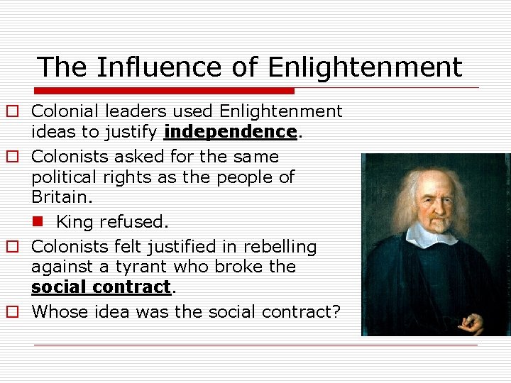 The American Revolution Chapter 6 Section 4 Main