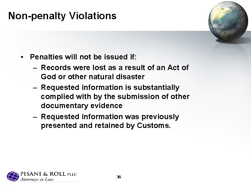 Informed Compliance Customs Penalties Recordkeeping Texas Brokers ...