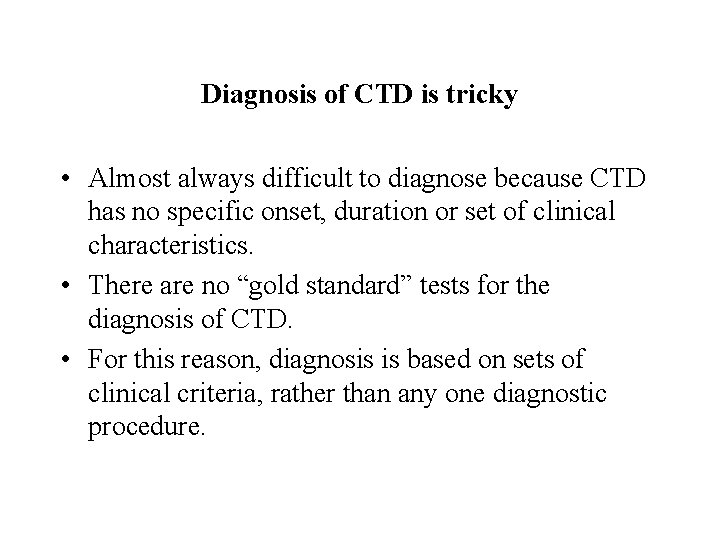 Clinical Overview of LupusCTD Connective Tissue Diseases Rich