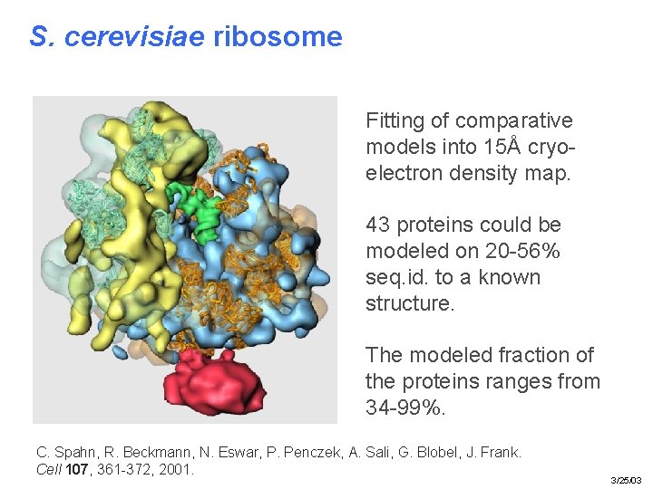 Modeling the Structures of Proteins and Macromolecular Assemblies