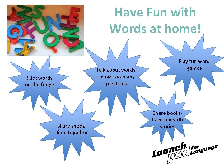 Vocabulary Development Randal Cremer Primary School Laura Randall