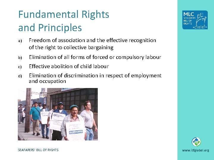 Maritime Labour Convention Seafarers Bill of Rights What