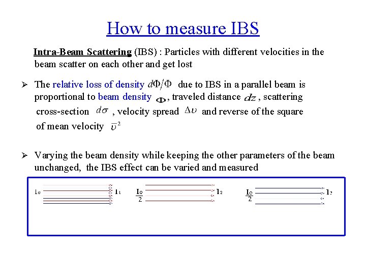 Direct Measurement of Intrabeam Scattering in Atomic Beam