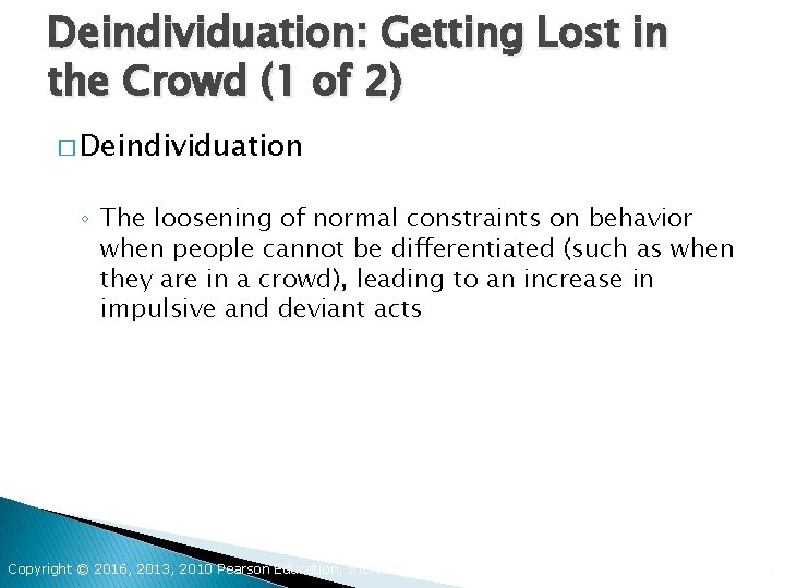 Chapter 9 Group Processes Influence in Social Groups