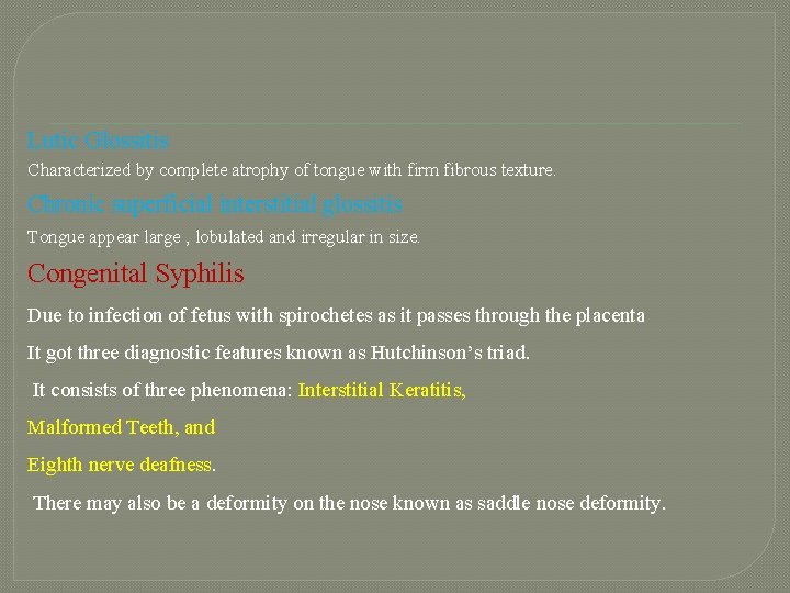 Oral manifestation of sytemic diseases Bacterial Infection Introduction