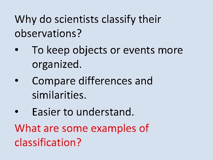 Aim What are observations Using your senses to