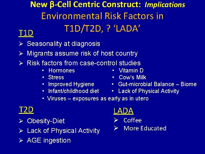 Diagnosing Diabetes In Adults Type 1 LADA or