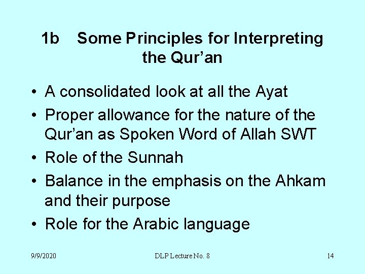 IRTI DLP Lecture 8 Challenges Facing Islamic Finance