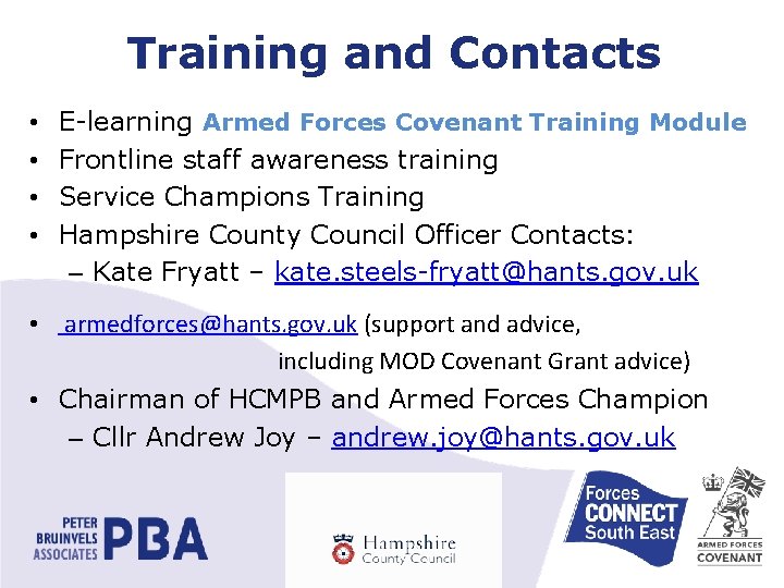 Customer Facing Staff Training Notes and Presentation Developed