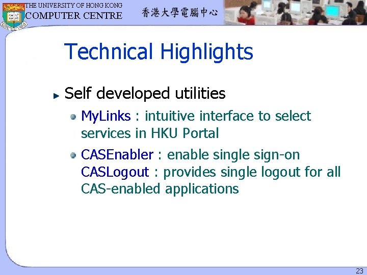 THE UNIVERSITY OF HONG KONG COMPUTER CENTRE Introduction