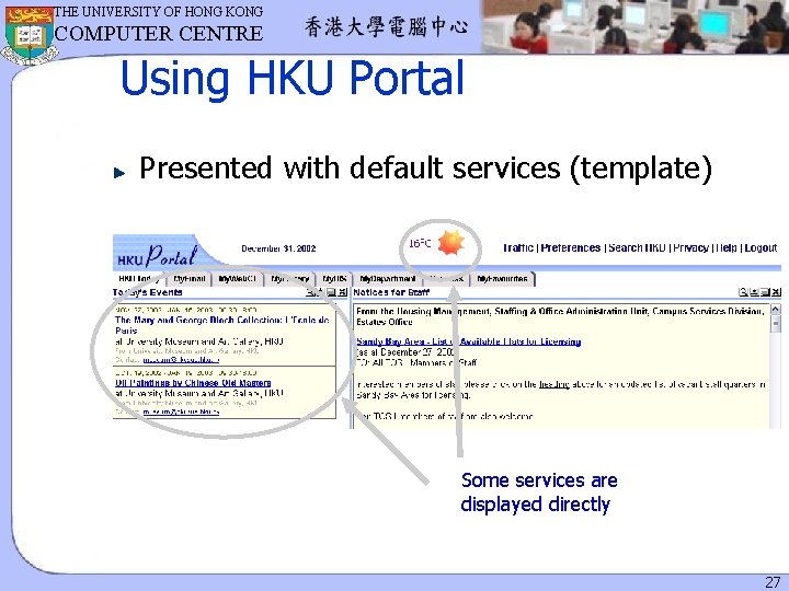 THE UNIVERSITY OF HONG KONG COMPUTER CENTRE Introduction