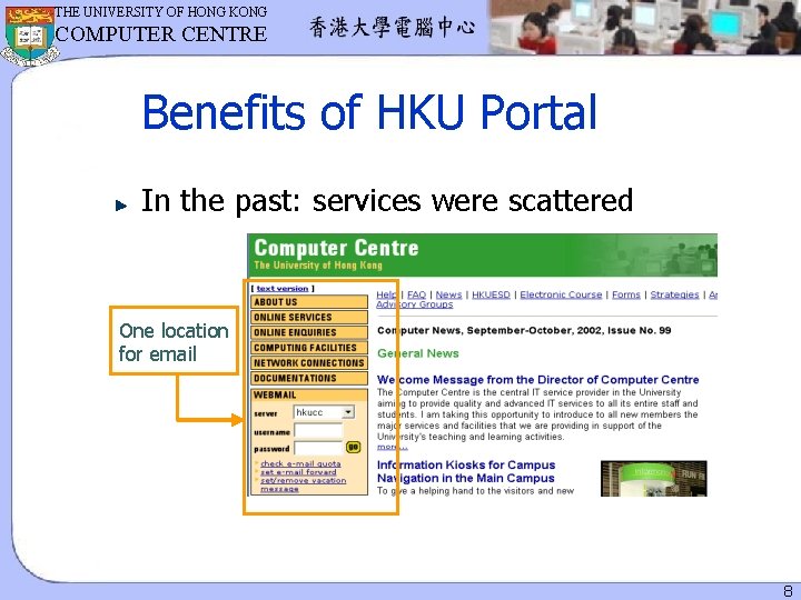 THE UNIVERSITY OF HONG KONG COMPUTER CENTRE Introduction