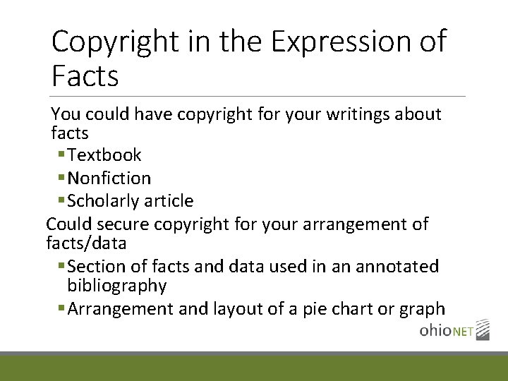 Copyright Basics AN OVERVIEW Agenda Overview of IP