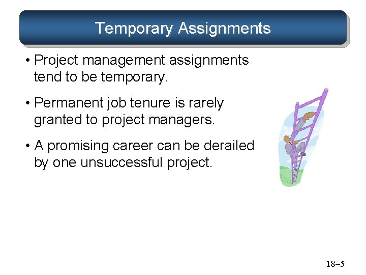 Student Version CHAPTER EIGHTEEN Project Management Career Paths