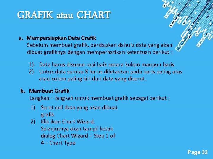 FORMULA DAN GRAFIK Aplikasi Pengolah Angka FORMULA Pembuatan