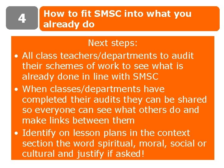 Spiritual Moral Social and Cultural SMSC 1 SMSC