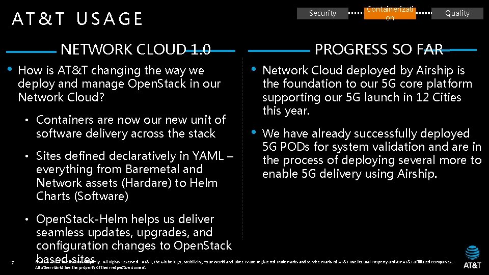 TELCO CLOUD NEXT GENERATION STACK UPDATE Whats Changed