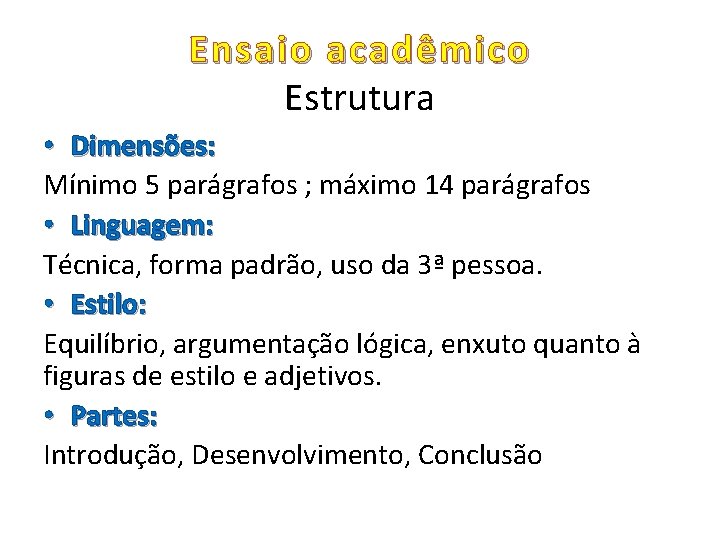 Ensaio acadmico Conceito Ensaio ao de pensar Dissertao