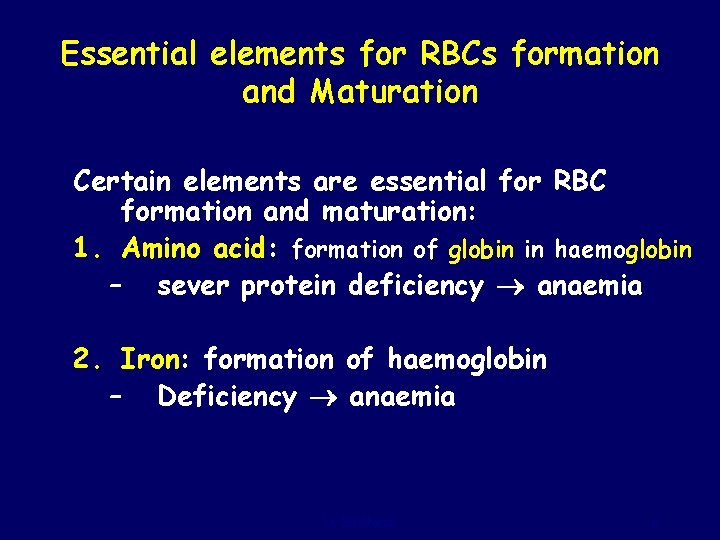 BLOOD PHYSIOLOGY Lecture 2 Professor A M A