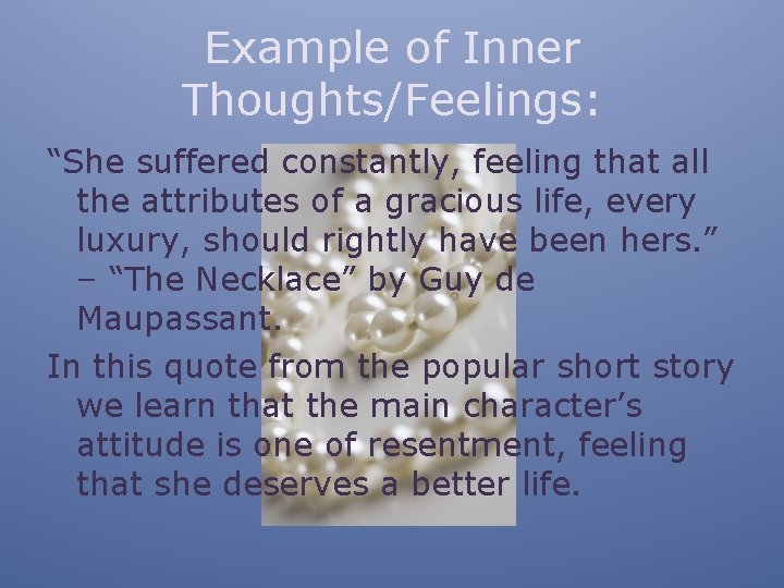 The 7 Methods of Characterization 7 different ways