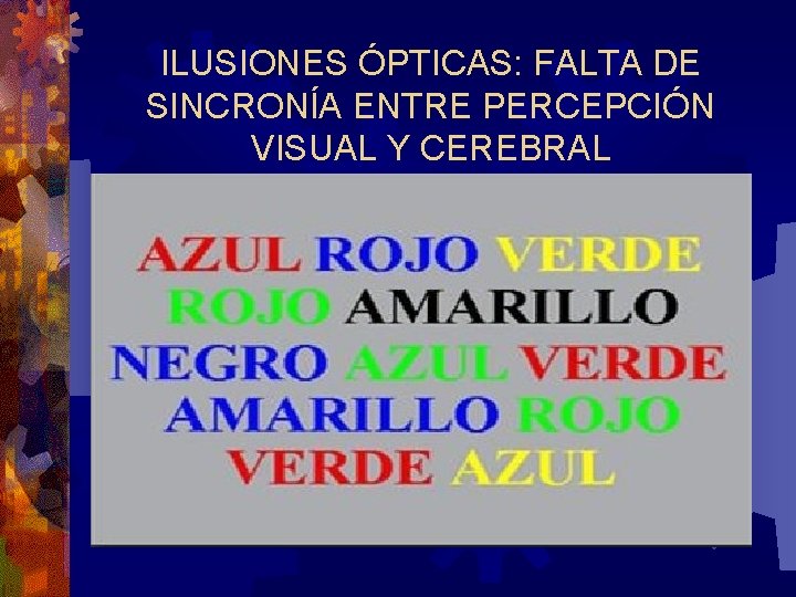 LA IMAGEN Estmulo VISUAL que se percibe primariamente