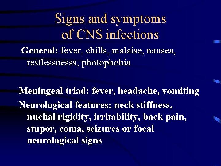 Central Nervous System Infections Lenka Krbkov Klinika dtskch