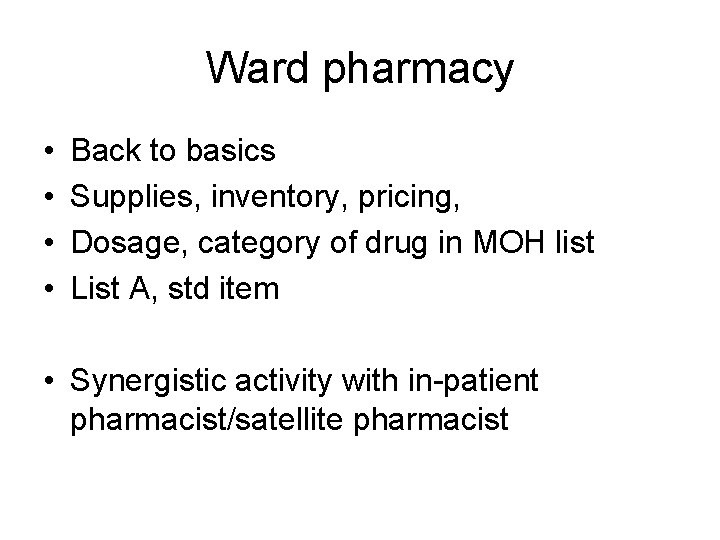 Respiratory Pharmacy the Ward Pharmacist experience by Abdol