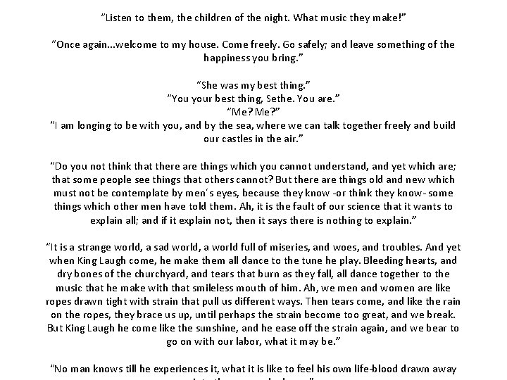 Dialogue To understand the different ways that writers