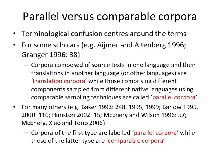 Using Corpora In Contrastive And Translation Studies Corpus