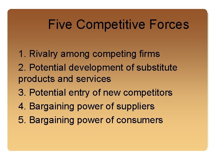 Chapter 4 Strategic and Operational Planning Importance of