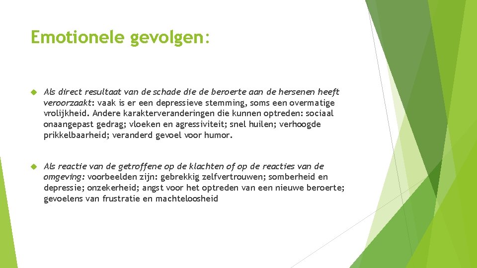 Pathologie en ziektebeelden Ziekte van Huntington En NAH