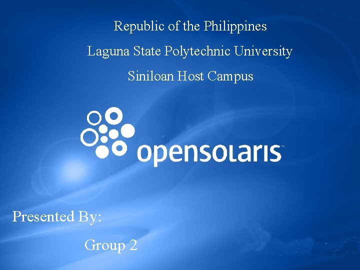 Republic of the Philippines Laguna State Polytechnic University