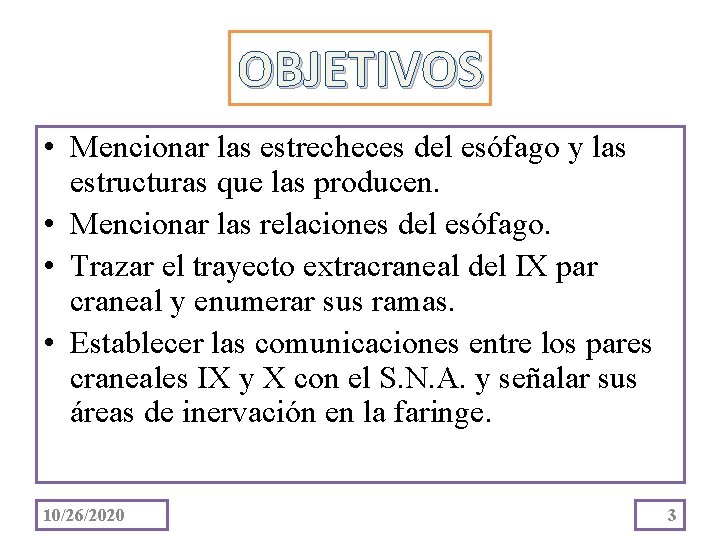 1 B FARINGE ESFAGO IX PAR CRANEAL Dr
