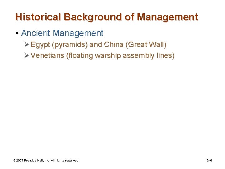 ninth edition STEPHEN P ROBBINS Chapter 2 2007