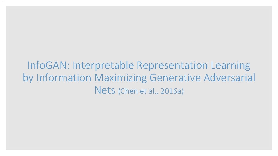 Generative Adversarial Networks MLCV 182 Lecturer Oren Freifeld