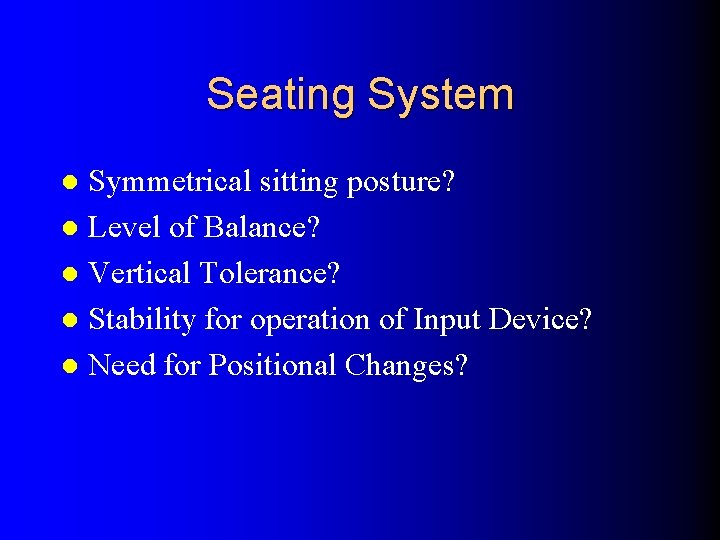 Power Wheelchairs 101 Objectives Identify components of a