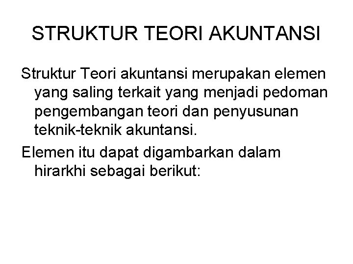 TEORI AKUNTANSI DR SUYATMINI S E M SI