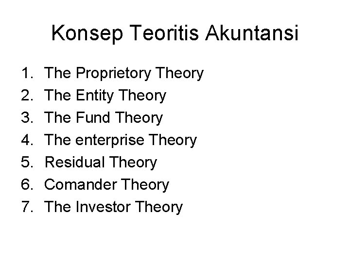 TEORI AKUNTANSI DR SUYATMINI S E M SI