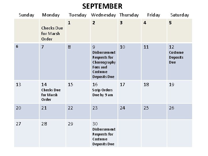 AUGUST Sunday Monday Tuesday Wednesday Thursday Friday Saturday