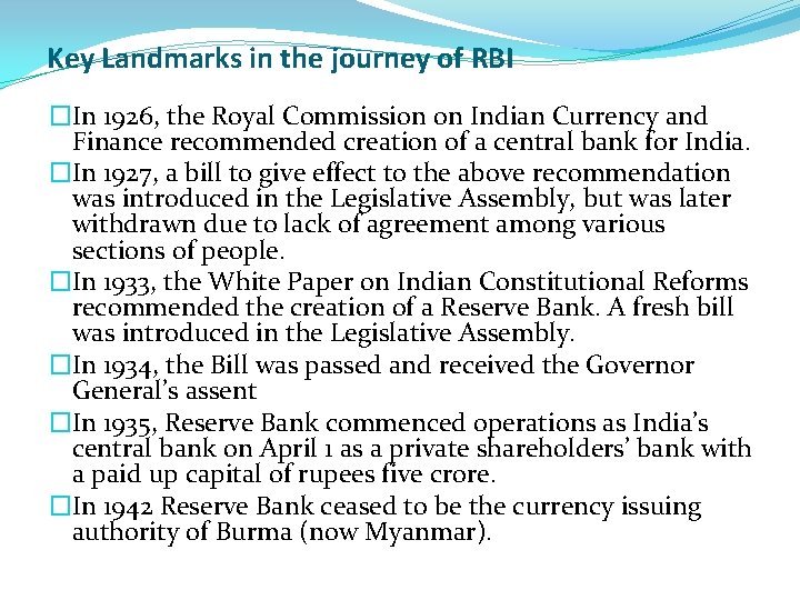 STRUCTURE AND FUNCTIONS OF RESERVE BANK OF INDIA