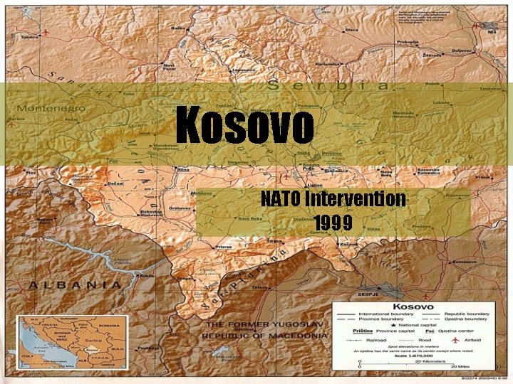 Kosovo NATO Intervention 1999 Emergence of struggle Kosovo