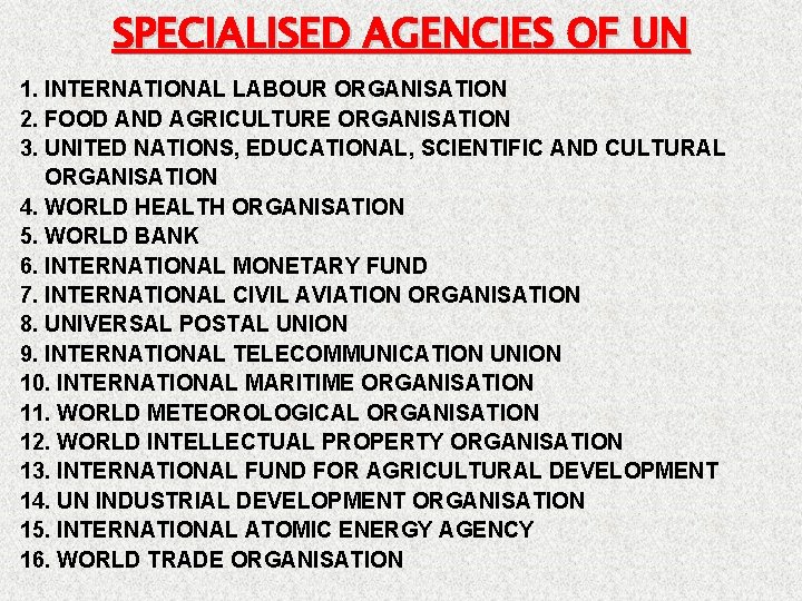 THE ROLE OF UNITED NATIONS ORGANIZATION UNO FLAG
