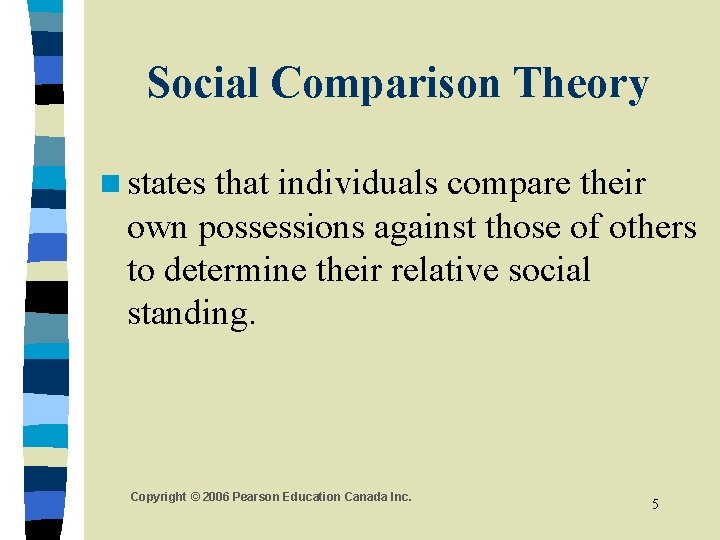 Chapter 11 Social Class and Consumer Behaviour Canadian