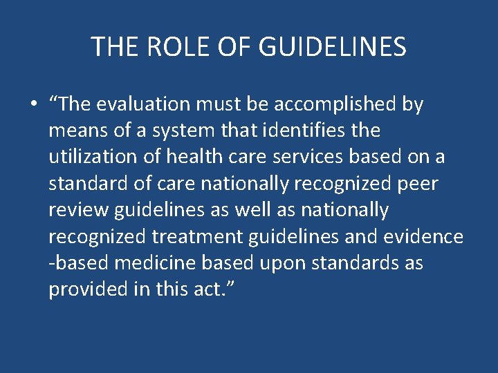 OFFICIAL DISABILITY GUIDELINES VS CURRENT ORTHOPAEDIC LITERATURE Preston