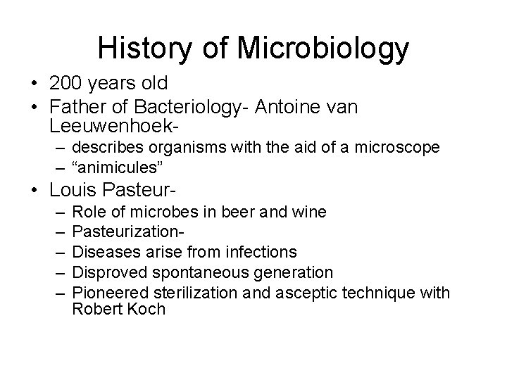 Scope of Microbiology Chapter 1 Textbook Foundations in